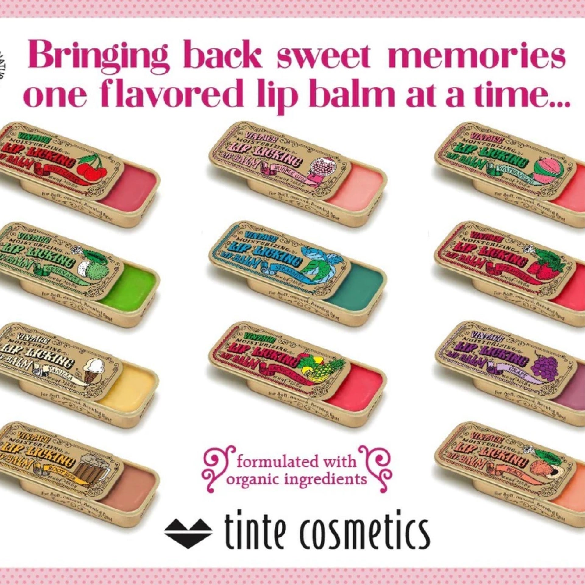 Tinte Vintage Moisturizing Lip Licking Lip Balm | Retro Betty