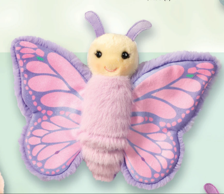 Mini Purple Butterfly Finger Puppet Douglas | Retro Betty