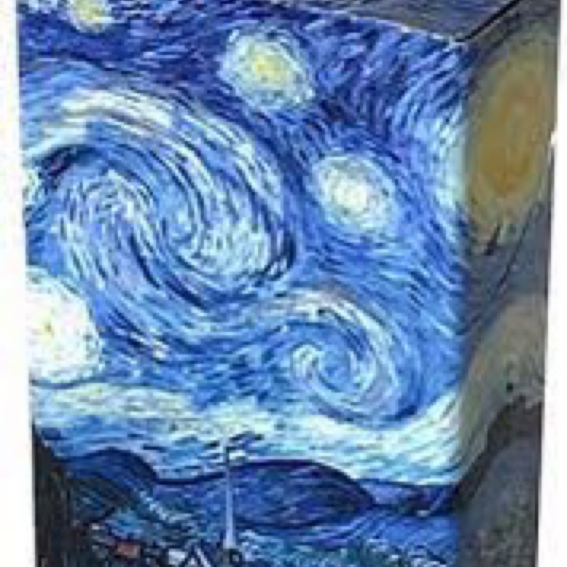 Van Gogh Starry Night Mini Hinged Tin Box Kiss That Frog | Retro Betty