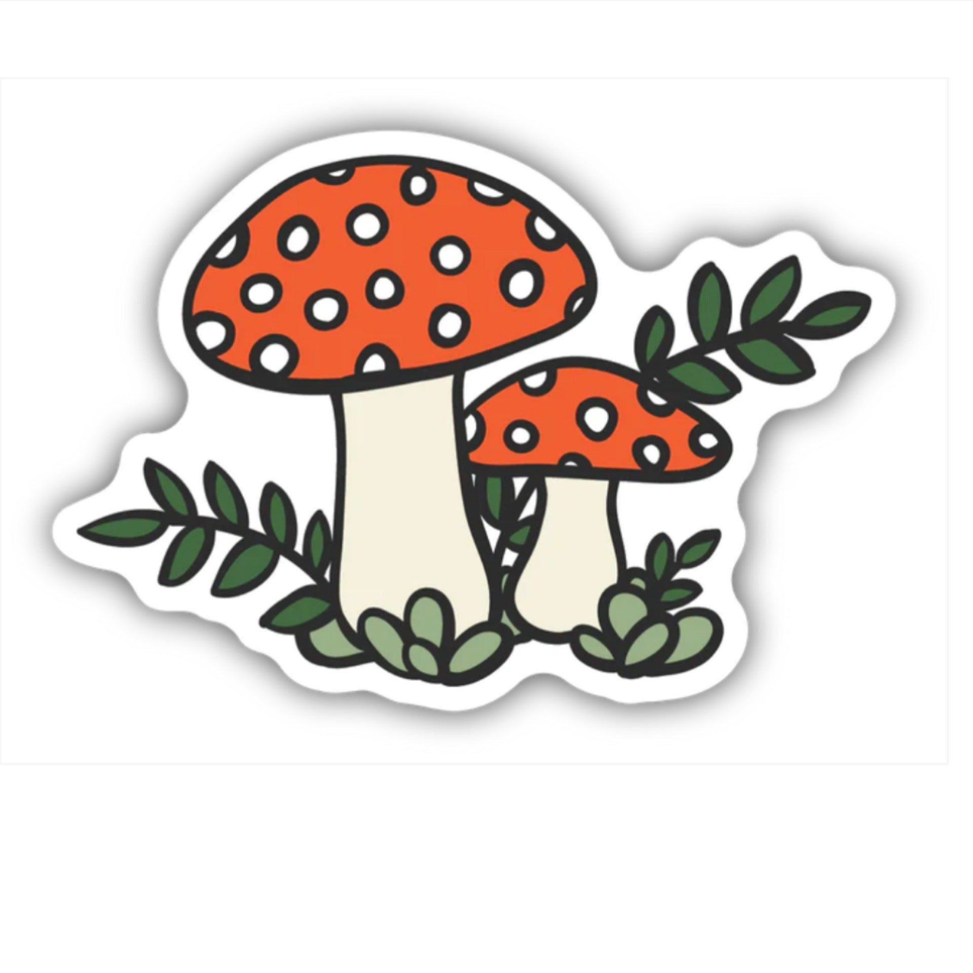 Red Mushroom Stickers Northwest | Retro Betty